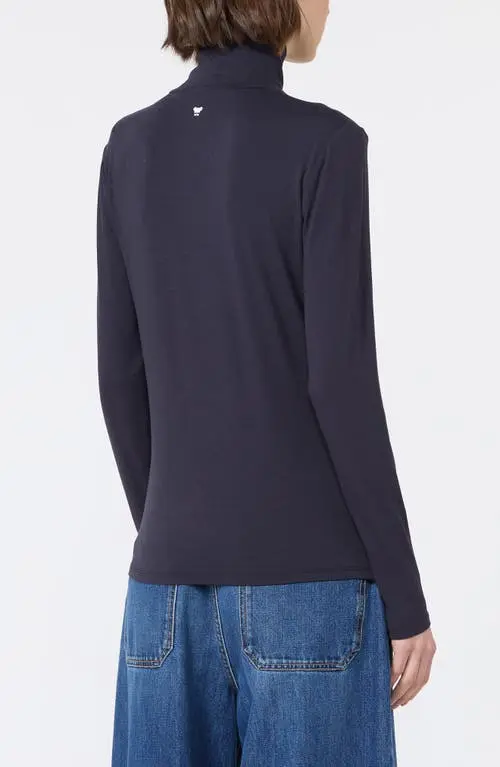 Max Mara Turtleneck Jersey Top