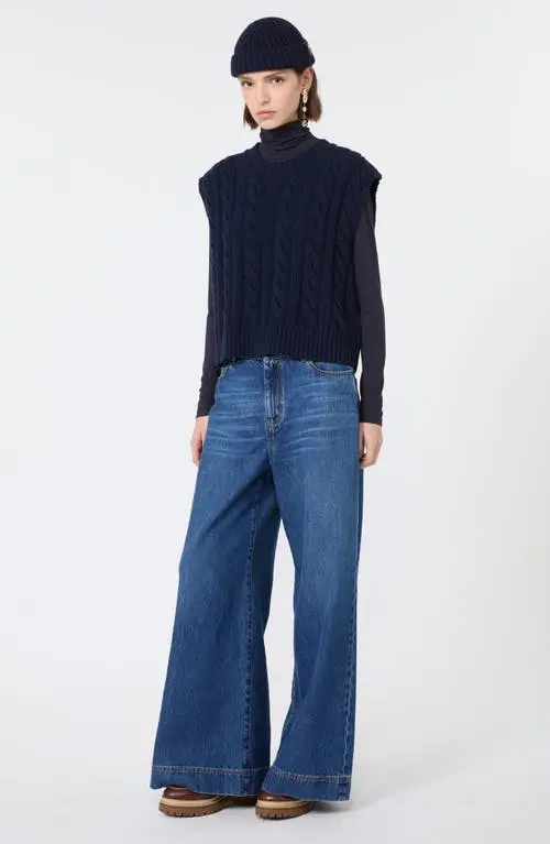 Max Mara Turtleneck Jersey Top