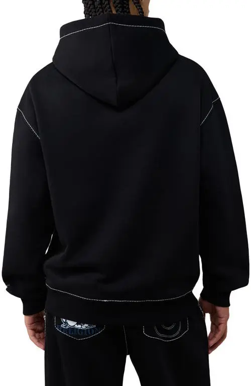 True Religion Graphic Hoodie - Jet Black