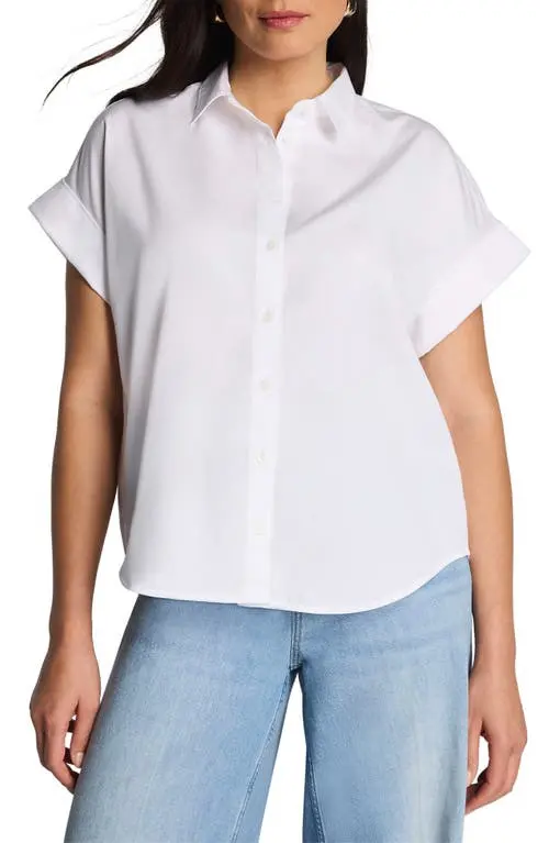 Spanx Oversized Button-front Shirt