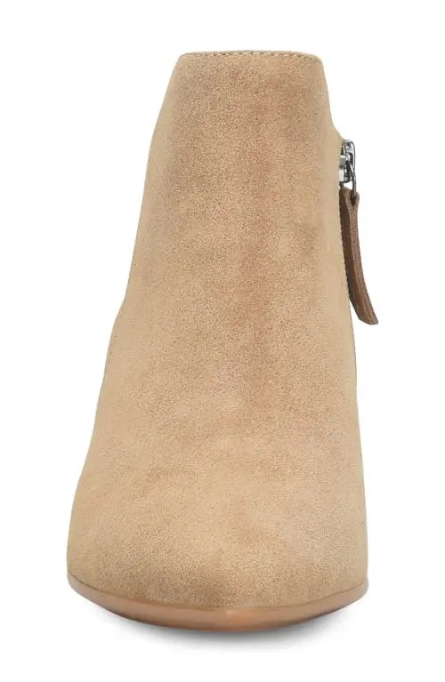 SOFFT Sawyer Pointed Toe Kitten Heel Bootie - Cognac