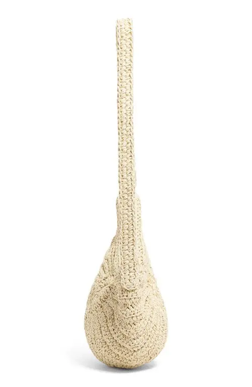 Stoney Clover Lane Shell Spiral Raffia Crossbody Bag
