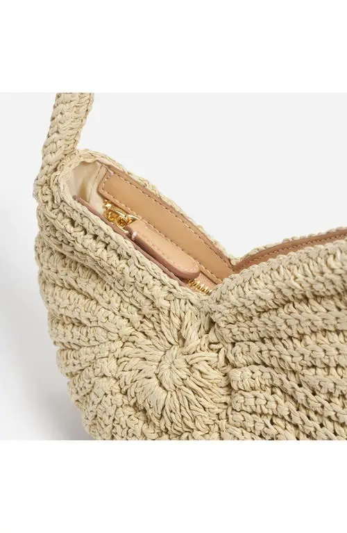 Stoney Clover Lane Shell Spiral Raffia Crossbody Bag