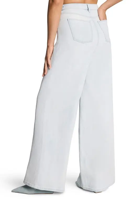 Spanx Lightweight Super Wide Leg Jeans