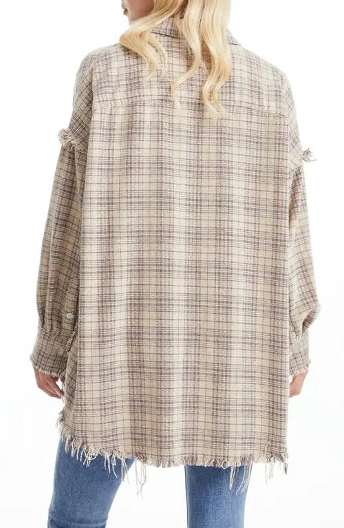 BAYEAS Plaid Cotton Shirt
