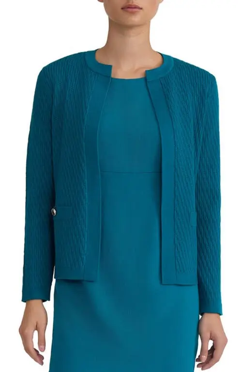 KASPER Kissing Front Cardigan
