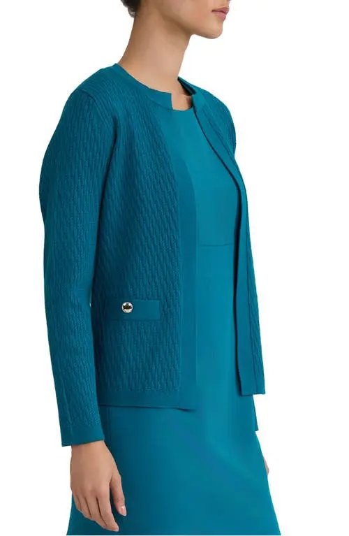 KASPER Kissing Front Cardigan
