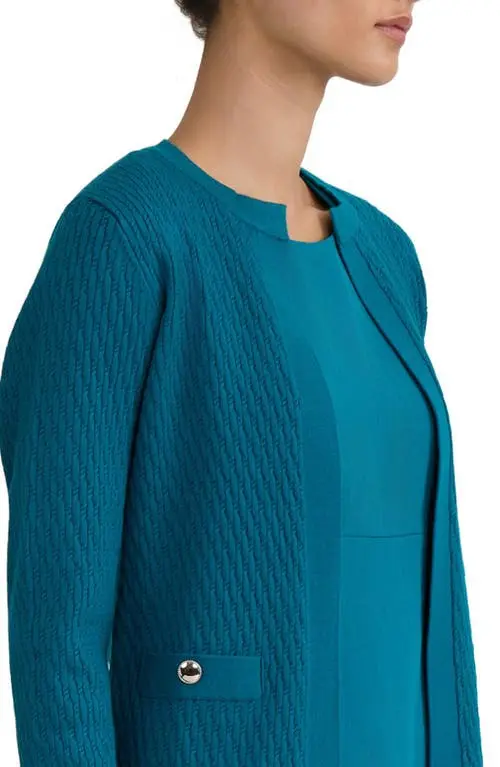 KASPER Kissing Front Cardigan