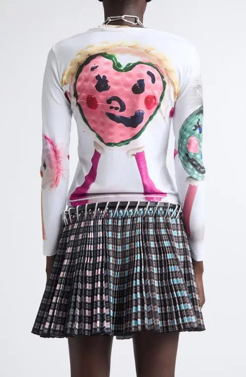 CHOPOVA LOWENA Long Sleeve Golf Ball Fitted Jersey Top