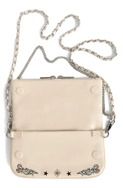 Zadig&Voltaire Rock Nano Tattoo Leather Clutch