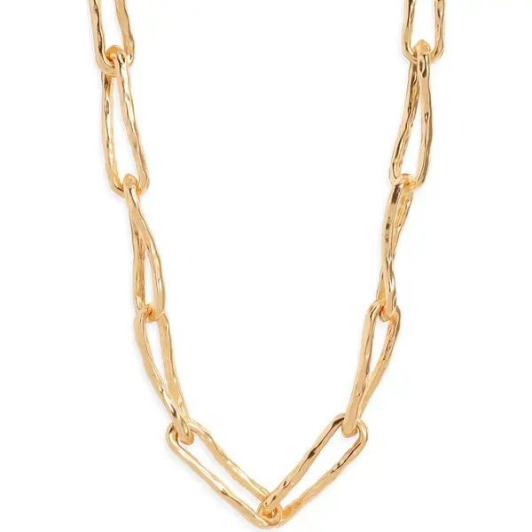 KARINE SULTAN Organic Links Short Necklace - Gold