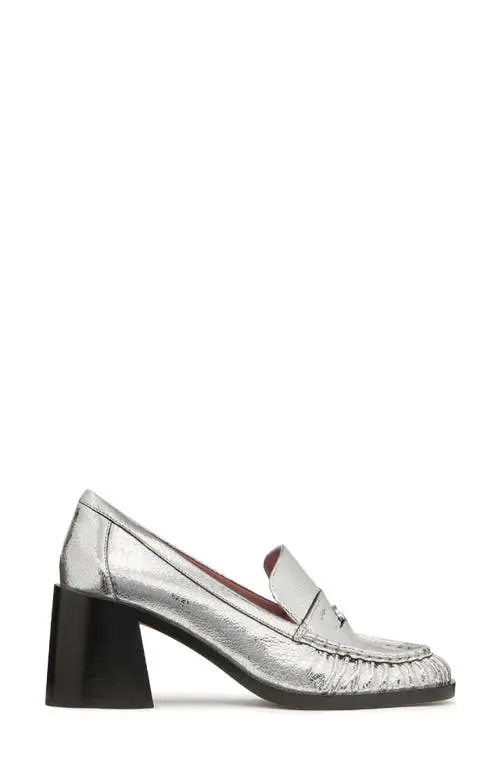 Kate Spade New York Metallic Leather Penny Loafer Pump