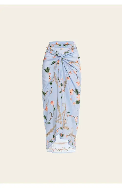 Agua Bendita Printed Midi Pareo