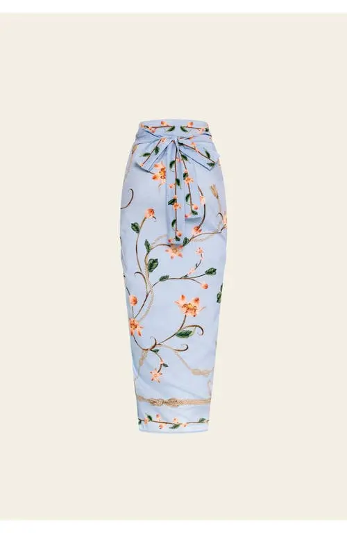 Agua Bendita Printed Midi Pareo
