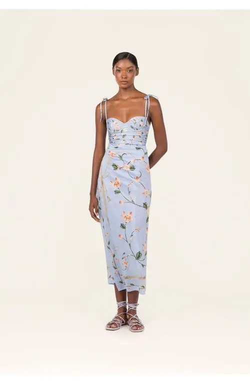 Agua Bendita Printed Midi Pareo