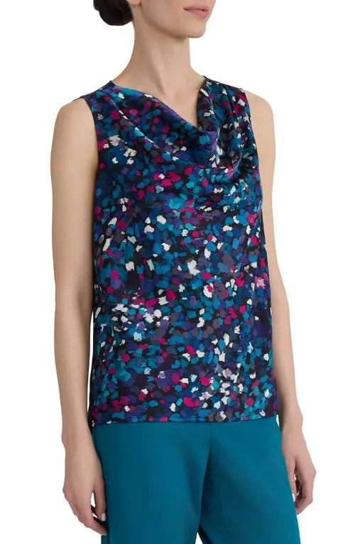 KASPER Cowl Neck Sleeveless Top