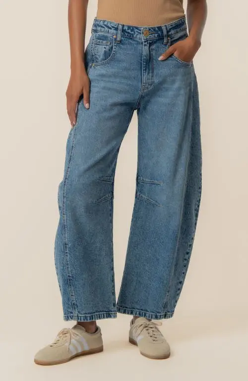 Kut From The Kloth Ashlyn Horseshoe Barrel Leg Jeans