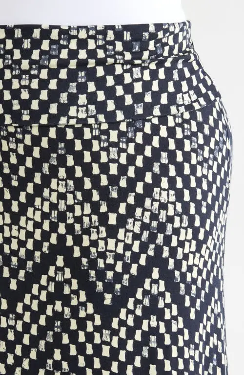 Loveappella Printed Maxi Skirt