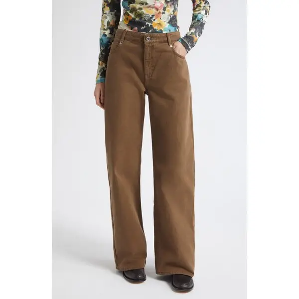 Stine Goya Baggy Fit Wide Leg Jeans