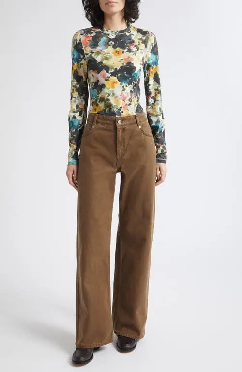 Stine Goya Baggy Fit Wide Leg Jeans