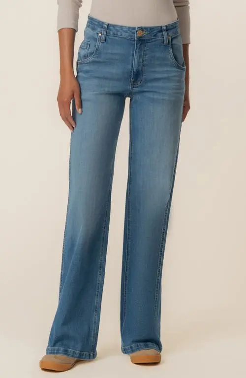 Kut From The Kloth High Waist Wide Leg Jeans - Incandescent