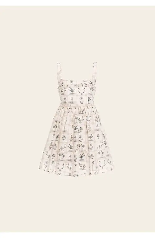 Agua Bendita Barbara Arena Mini Dress - Ivory