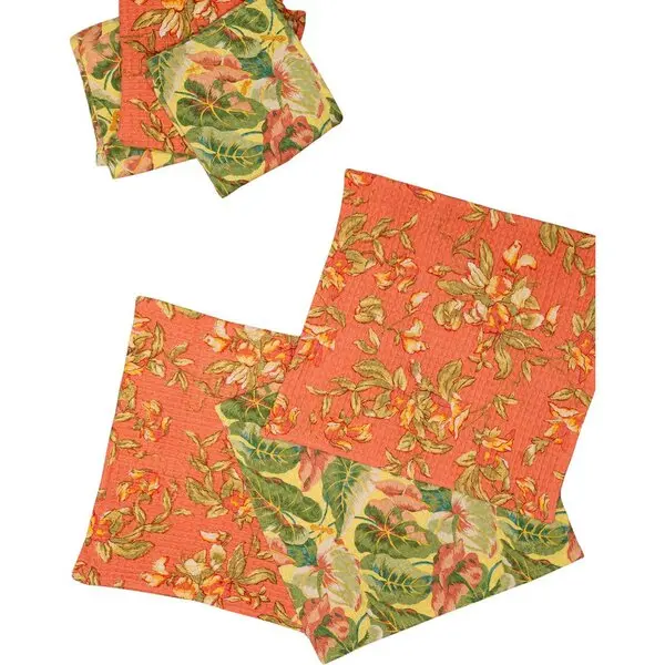 MODERN PRAIRIE House Patchwork Tiny Tea Towel Bundle - Green
