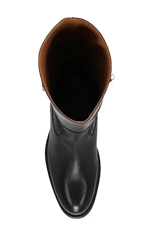THE FRYE COMPANY Quinn Knee High Leather Boots With Harness Detail