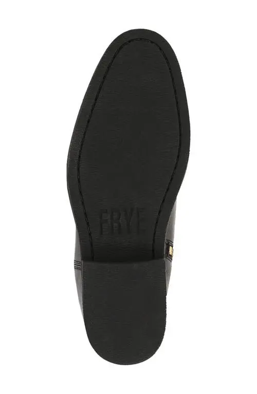 THE FRYE COMPANY Quinn Knee High Leather Boots With Harness Detail