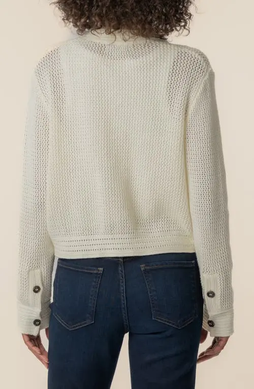 Kut From The Kloth Elena Button Front Pointelle Cardigan