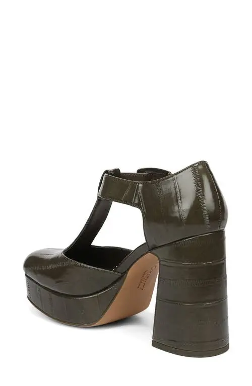 CIRCUS NY BY SAM EDELMAN Idalia T-strap Platform Pumps - Olive