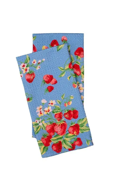 MODERN PRAIRIE Strawberry Magic Tea Towels