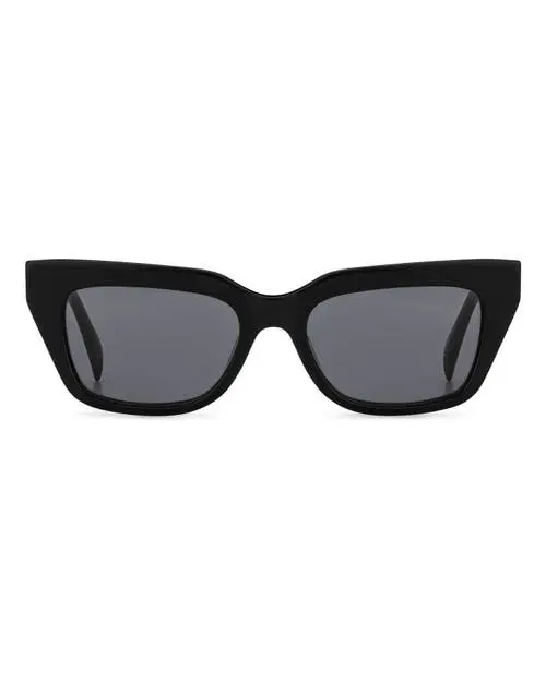 SAINT OWEN Ballad Cat Eye Sunglasses - Black/grey