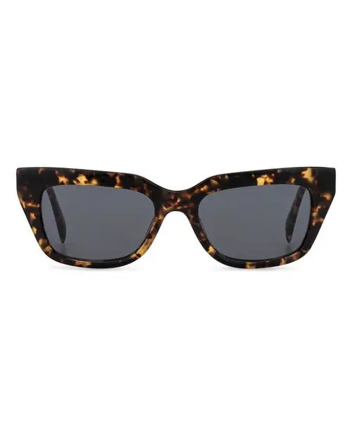 SAINT OWEN Ballad Cat Eye Sunglasses - Dark Tortoise/grey