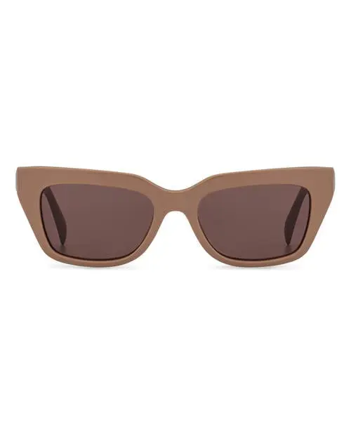 SAINT OWEN Ballad Cat Eye Sunglasses - Soft Mocha/brown