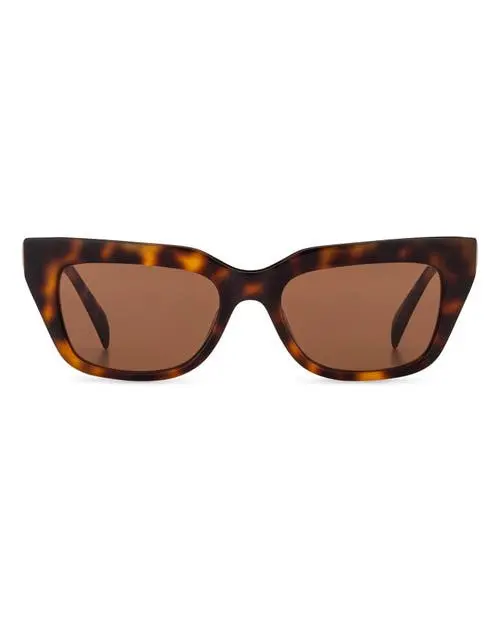 SAINT OWEN Ballad Cat Eye Sunglasses - Warm Tortoise/brown