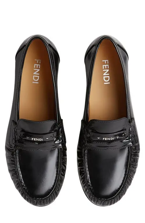 Fendi Scrunch Penny Loafer