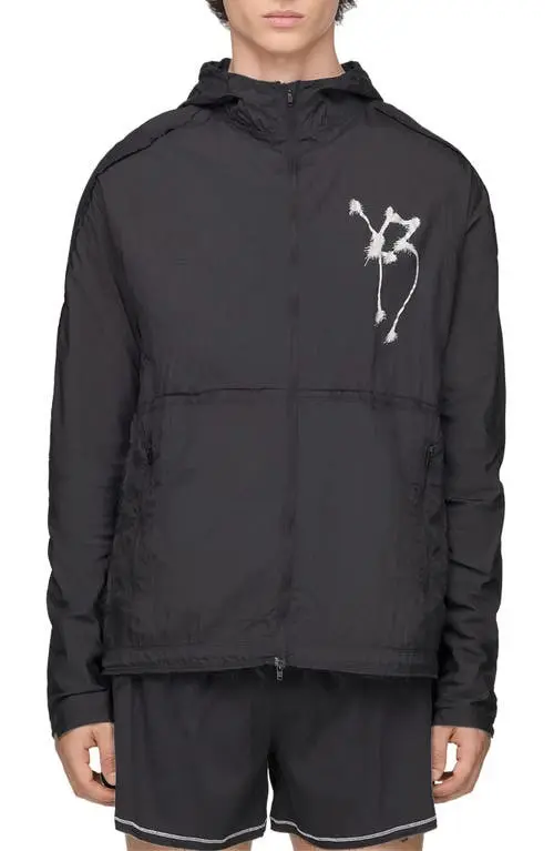 Y3 Graphic Print Running Jacket