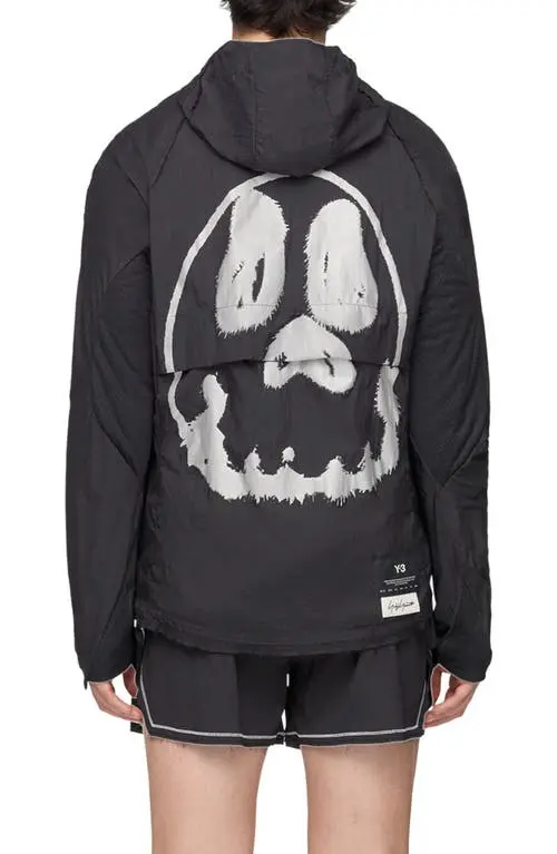 Y3 Graphic Print Running Jacket