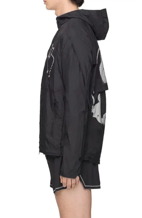 Y3 Graphic Print Running Jacket