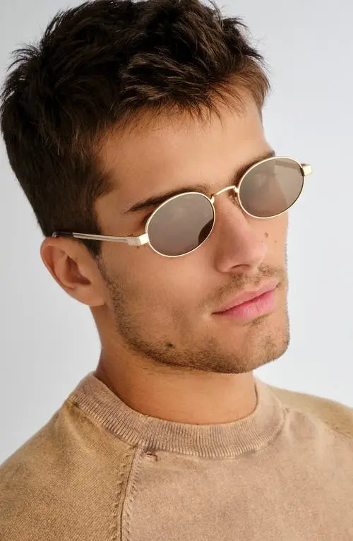 Le Specs Poseidon Deux Oval Polarized Sunglasses