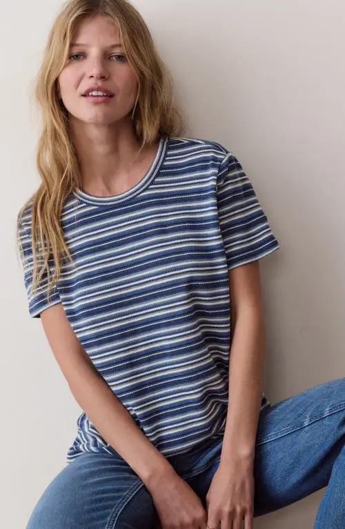 Marine Layer Jacquard Striped T-shirt