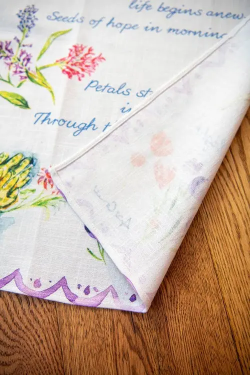 MODERN PRAIRIE Spring Blooms Tea Towel