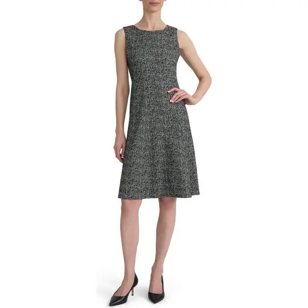 KASPER Multi Seam Fit & Flare Dress