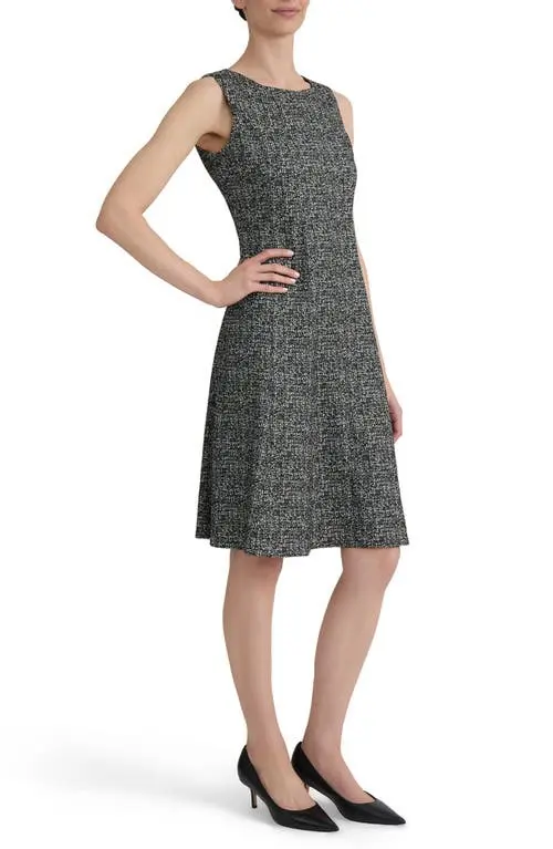KASPER Multi Seam Fit & Flare Dress