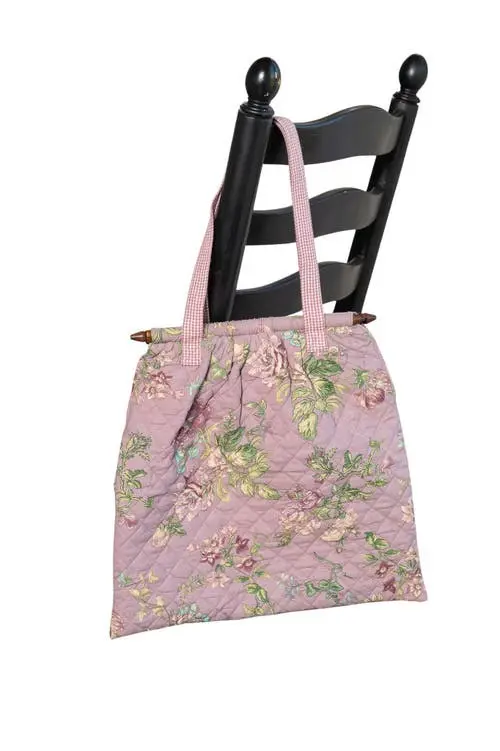 MODERN PRAIRIE Miline Knitting Bag - Lavendar