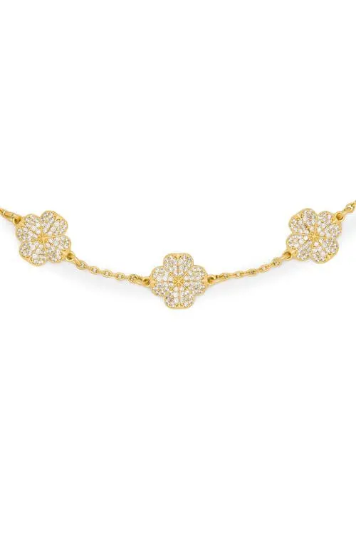 Kate Spade New York Pavé Scattered Clover Bracelet