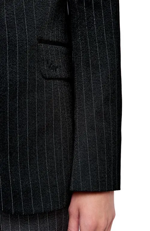 Zadig&Voltaire Valser Pinstriped Blazer
