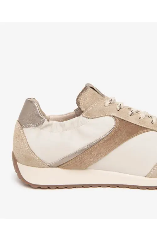 NEROGIARDINI Leather And Suede Low Top Sneakers - Beige/taupe