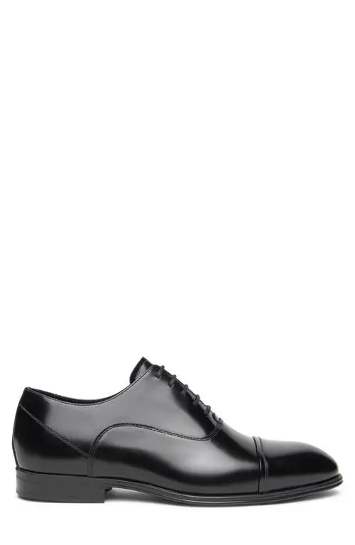 NEROGIARDINI Leather Cap Toe Oxford